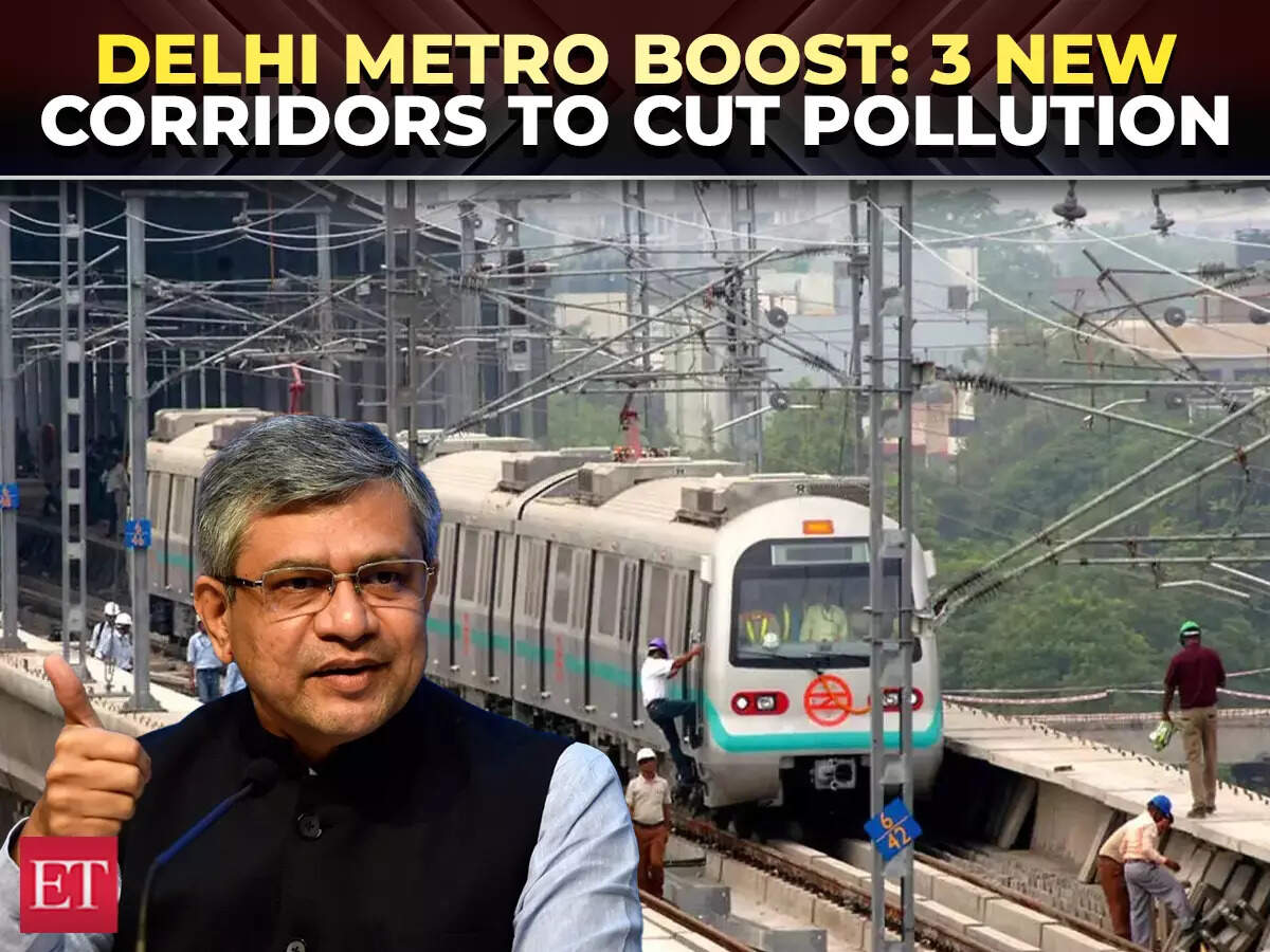Cabinet clears Delhi Metro phase 5A: ₹12,015 cr for 16 km; 13 stations ...
