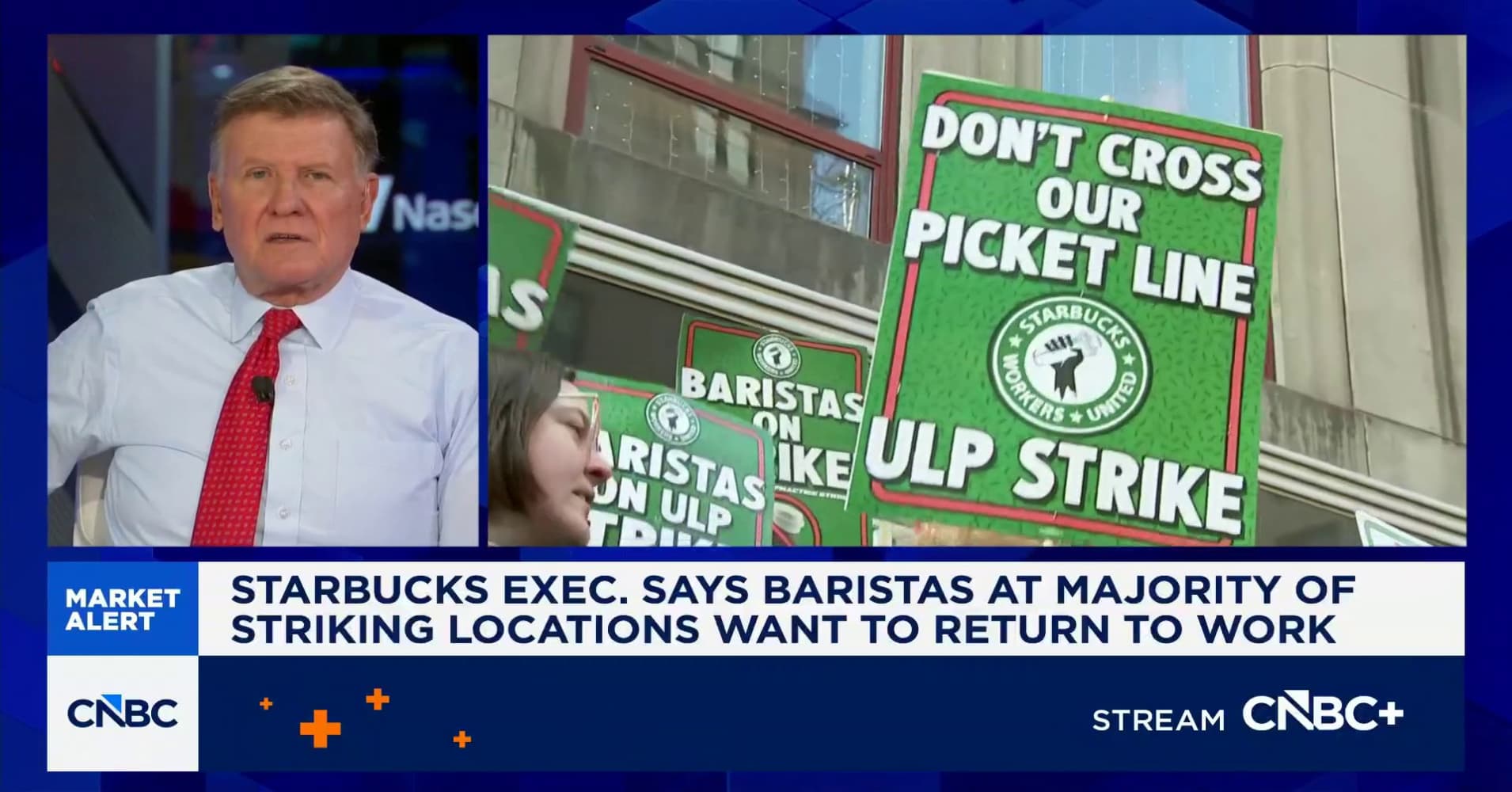 Starbucks exec. says baristas at majority of striking locations want to ...