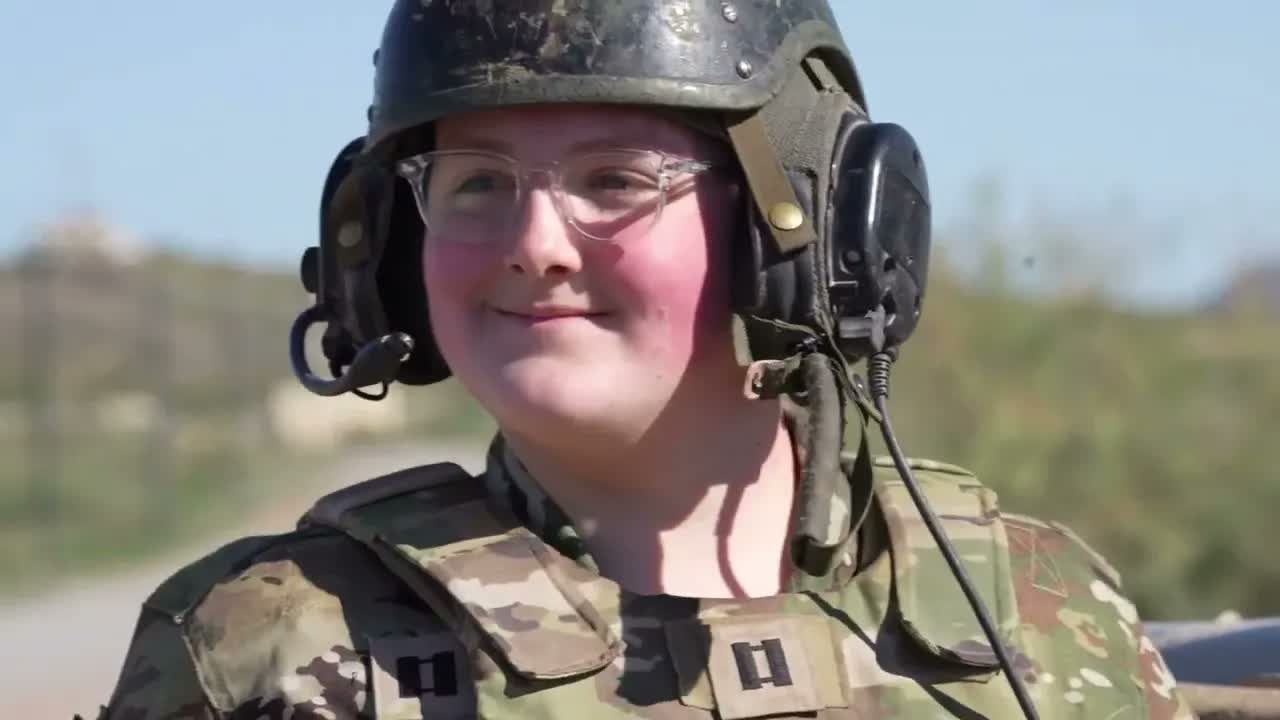 How a 13-year-old cancer survivor became a tank commander