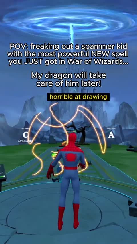 Pulling new tricks for the first time in #WarOfWizards be like... # ...