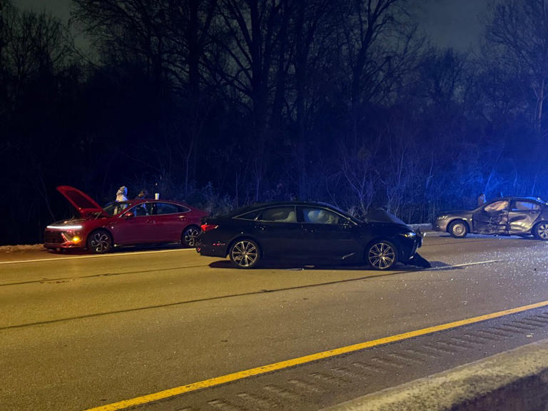 Injuries were reported in two separate crashes along Highway 385