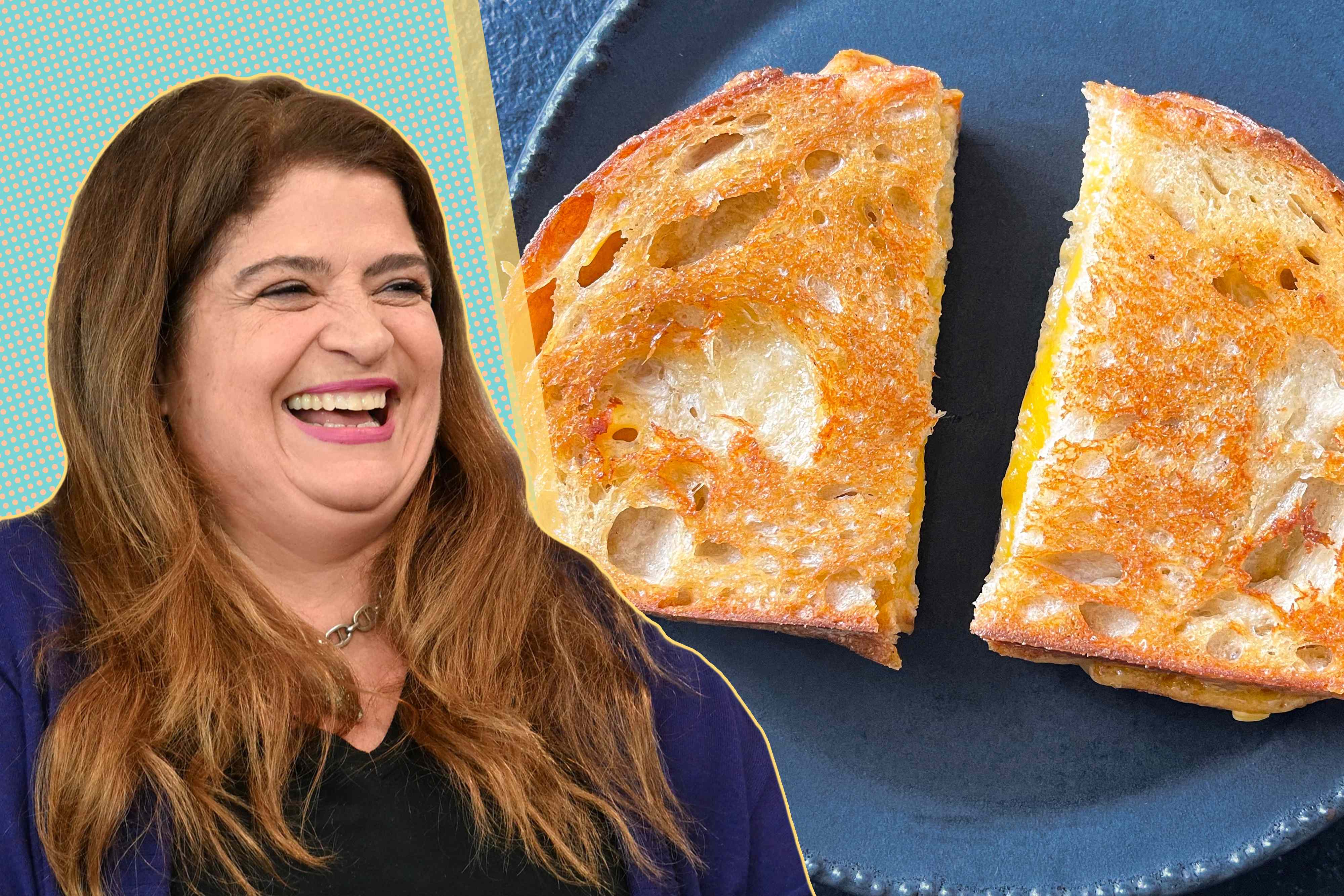 Alex Guarnaschelli's tip for the best grilled cheese (it's in your fridge)