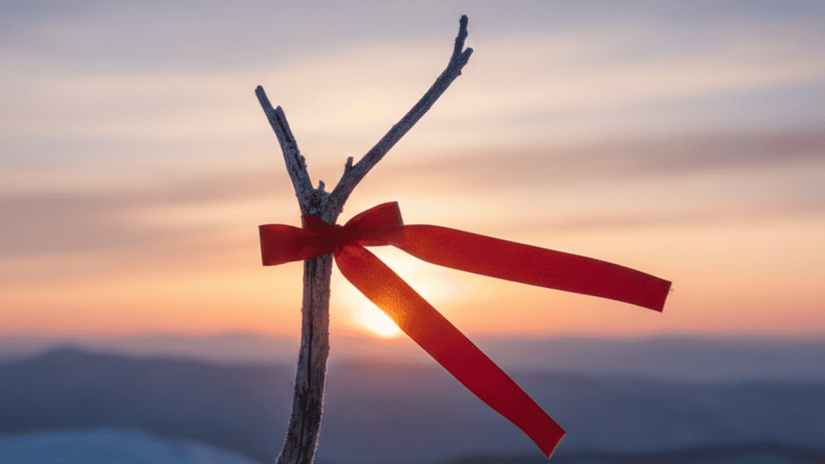 The hidden meaning behind red ribbons during the holidays