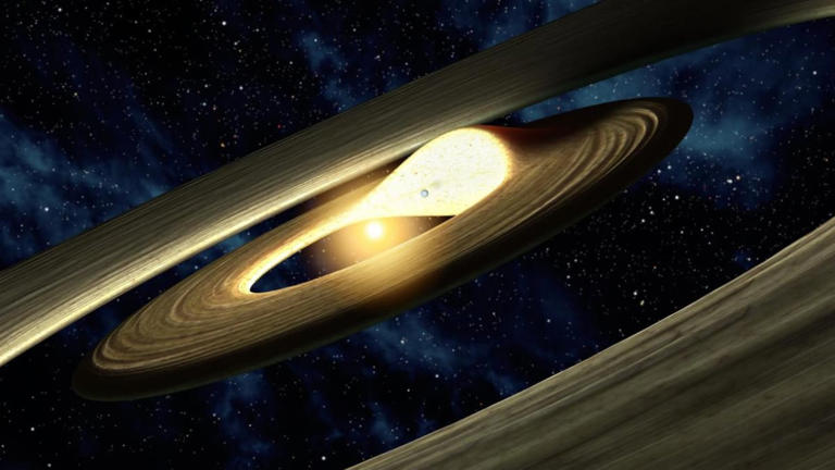 NASA’s Hubble finds largest chaotic ‘sandwich’ where planets are born ...