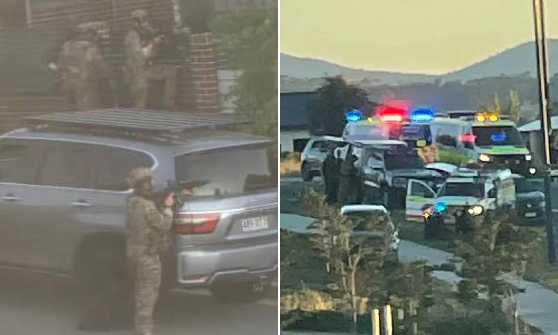Canberra suburb in lockdown over fears of an active shooter