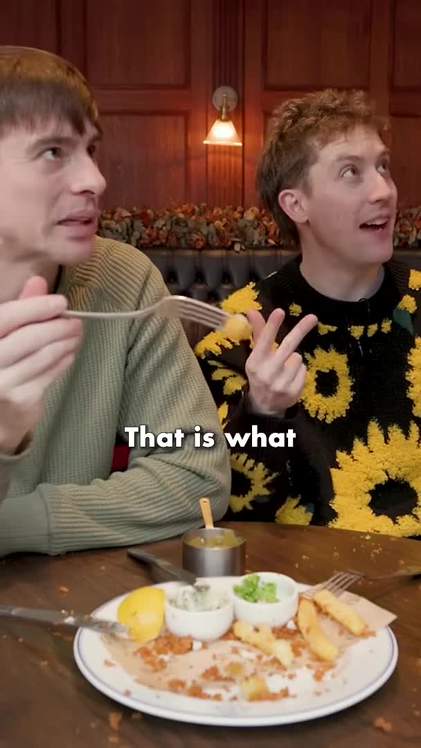 Is there a right way to eat fish and chips?