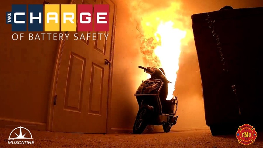 Take 'charge' of battery safety with tips from Muscatine Fire Department