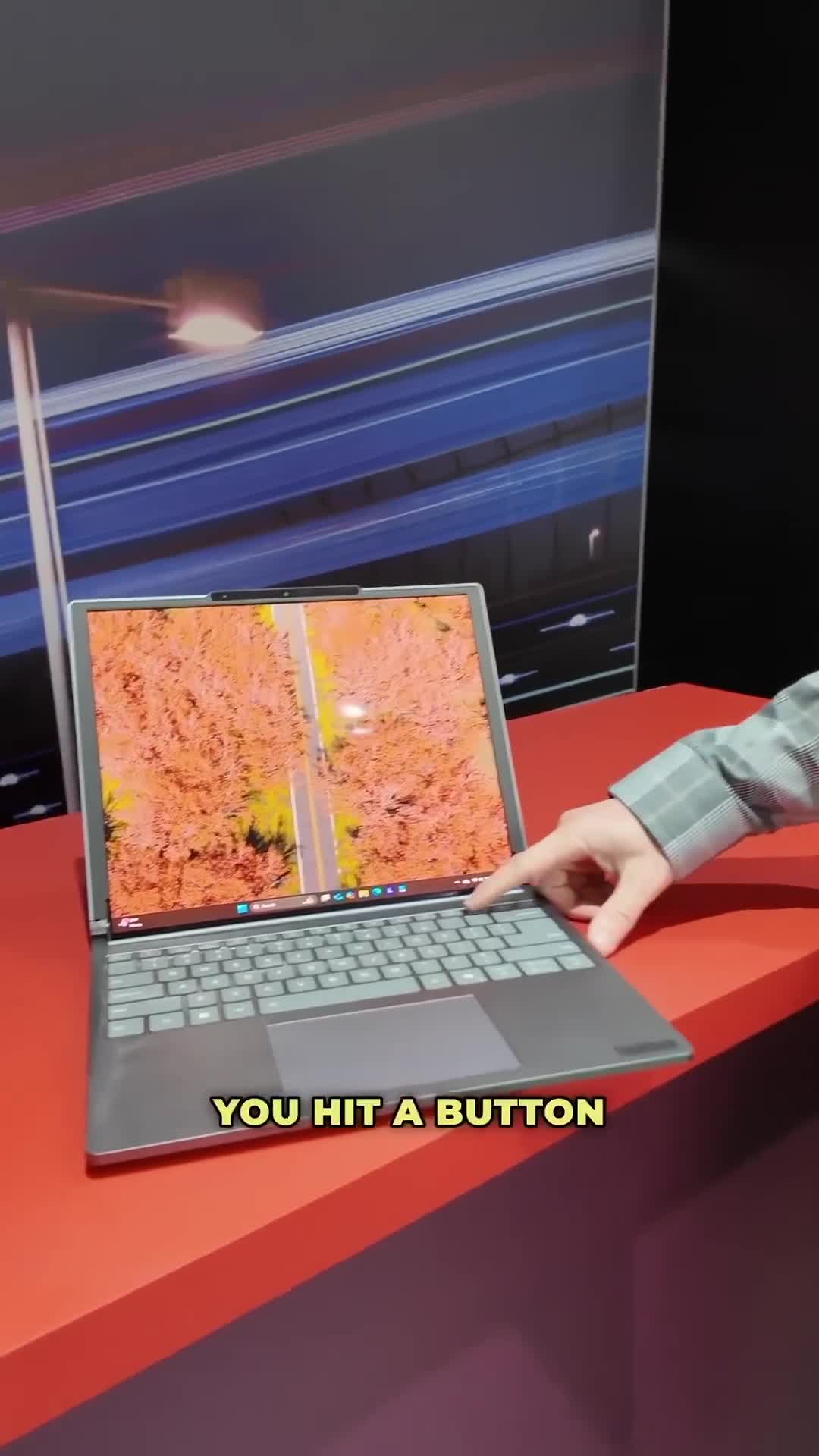 Lenovo has a laptop with a rollable OLED screen!