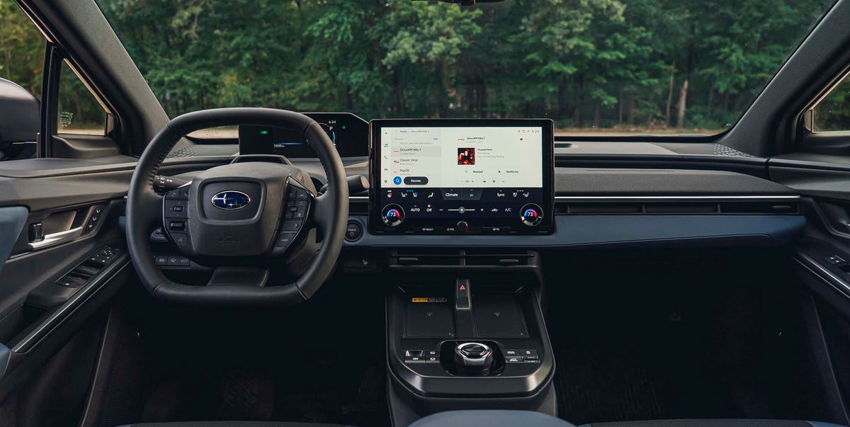 View interior photos of the 2026 Subaru Solterra Touring XT