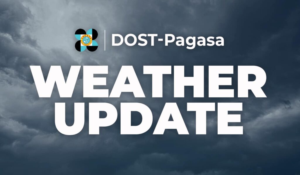 LPA to enter PAR within 24 hours, easterlies to bring cloudy skies
