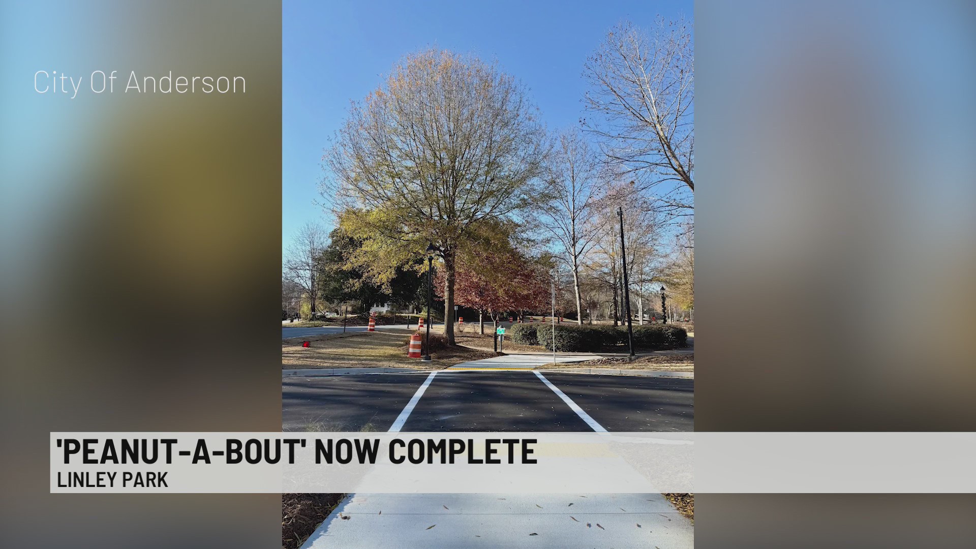 Peanut-a-bout traffic pattern now open in Anderson park