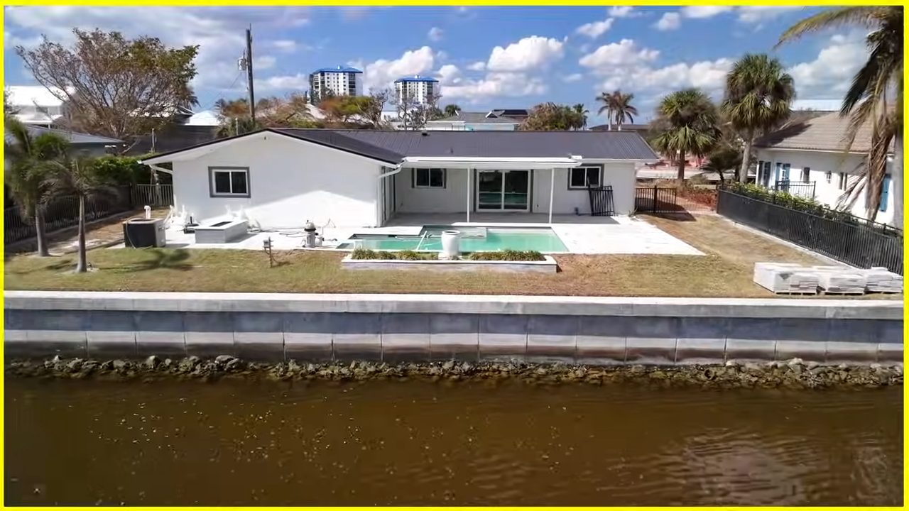That moment the $1,300,000 island house was ready to come down