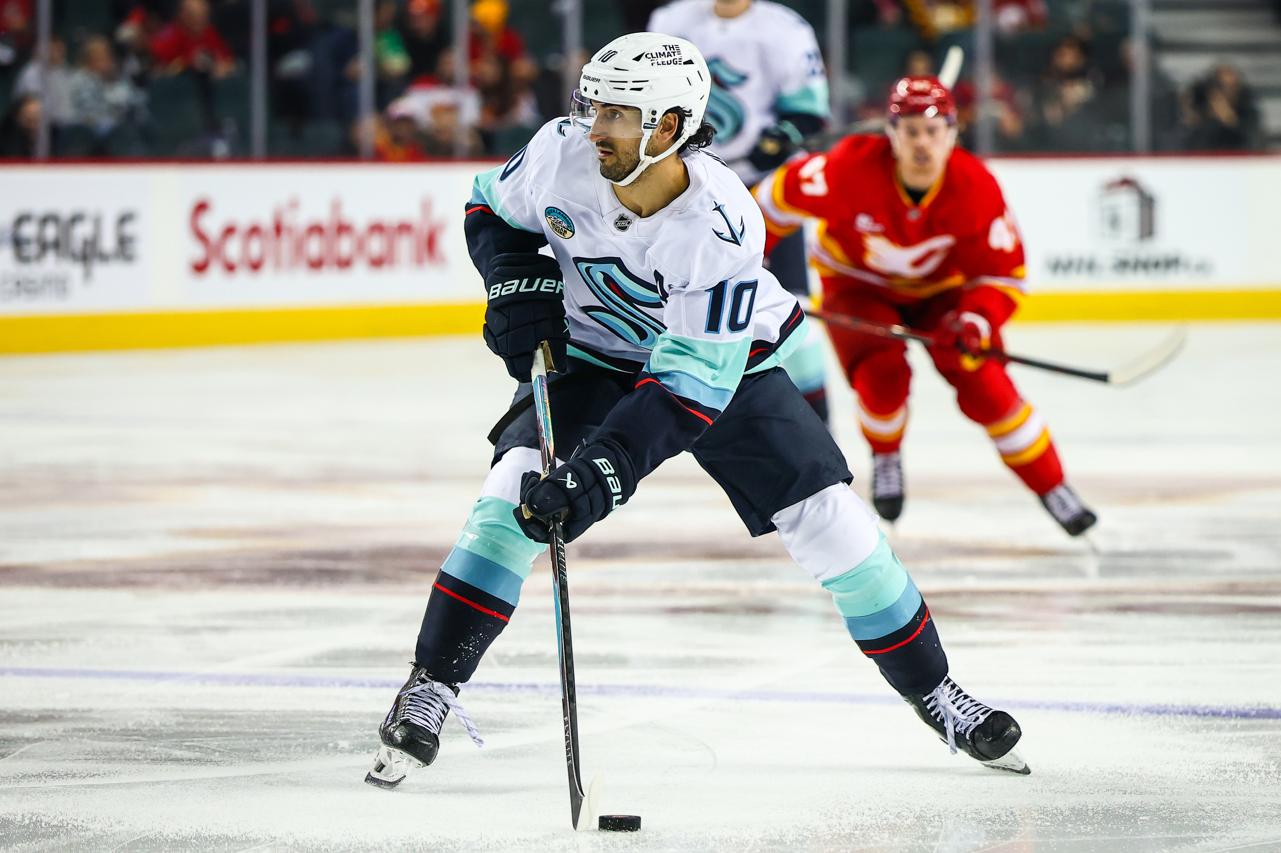 Kraken’s Matty Beniers records 100th NHL assist