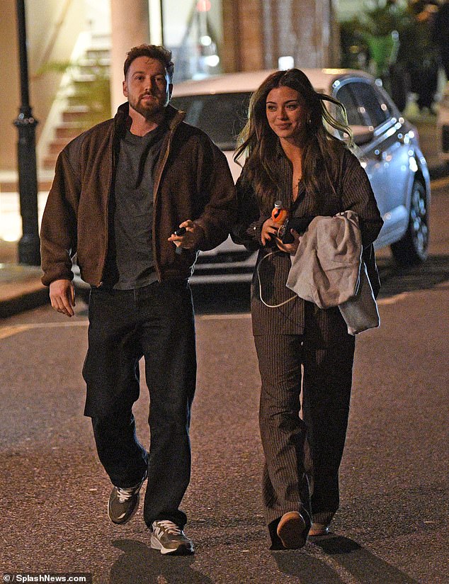 Sam Thompson and new girlfriend Talitha Balinska enjoy a romantic date ...