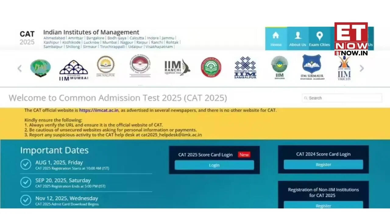 CAT 2025 results out! Check IIM CAT results 2025 at iimcat.ac.in ...