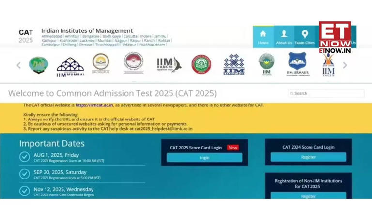 CAT 2025 results out! Check IIM CAT results 2025 at iimcat.ac.in ...