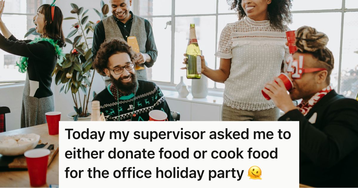 Underpaid part-timer was asked to cook food for the office holiday ...