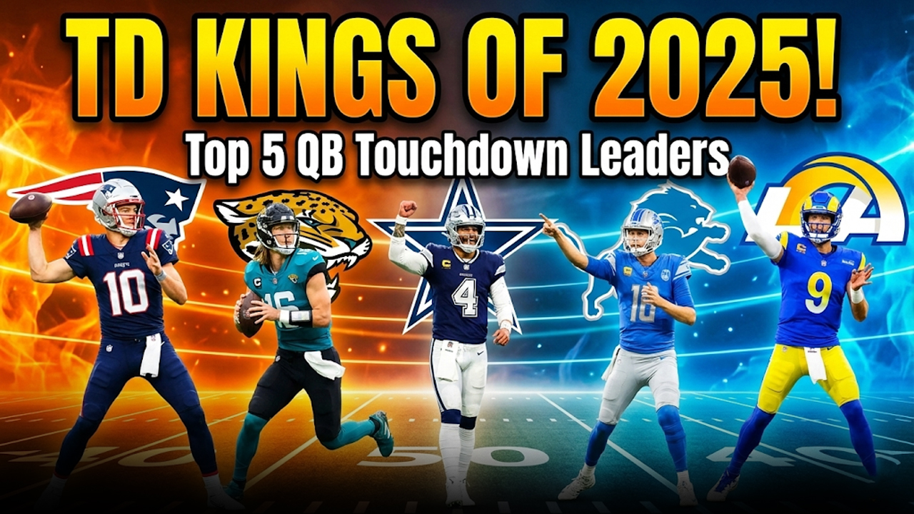 Top 5 NFL QBs with most touchdowns this season