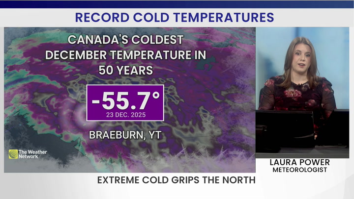 Canada sees coldest December temperature in 50 years