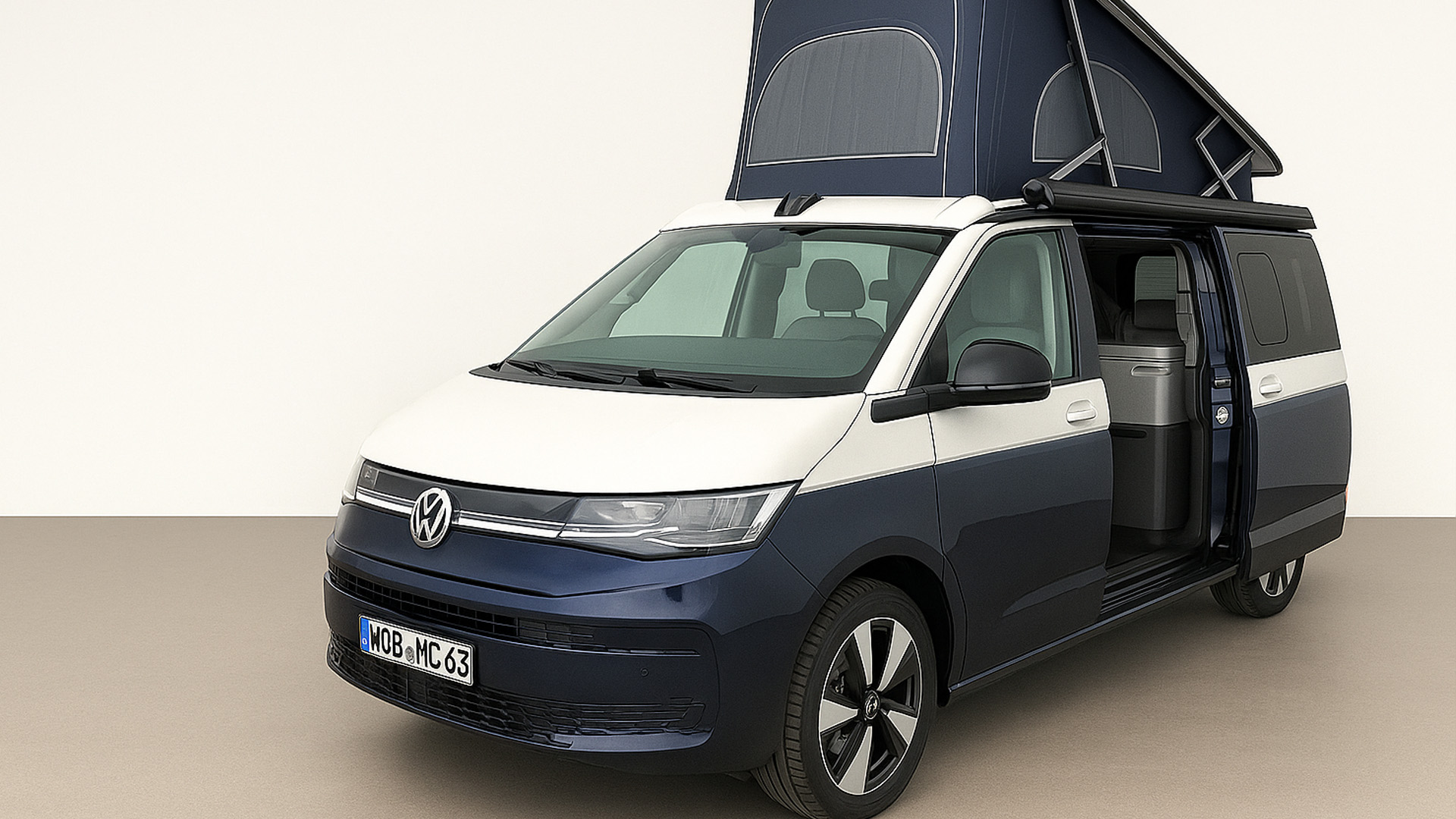 A close look at the VW California T7 interior