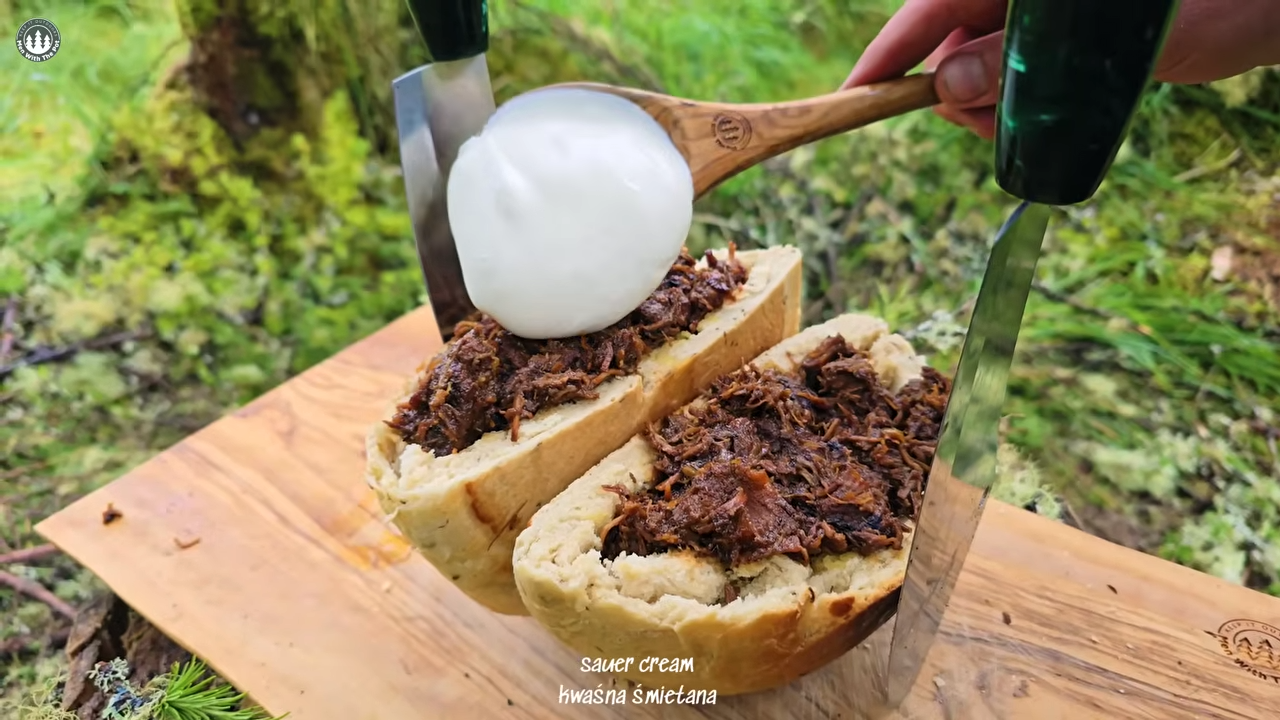 Why slow outdoor cooking makes this beef shank fall off the bone