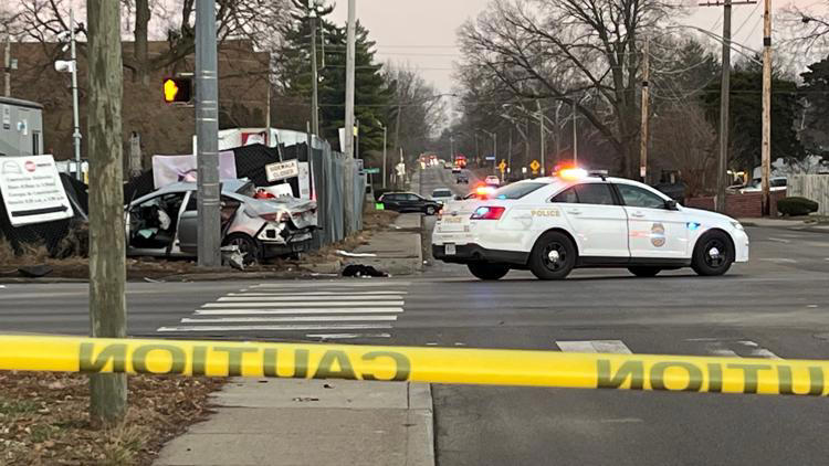 Child killed, 3 others injured in crash on Indy's near northeast side