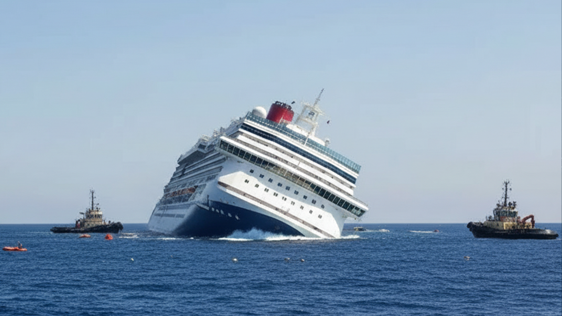 Why cruise ships do not tip over, a clear introduction to ship stability