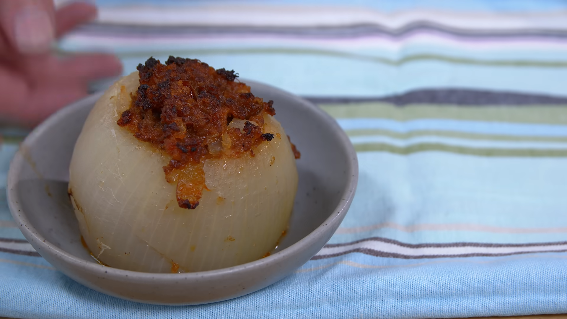 Stuffed onion recipe delivers sweet and savoury surprise