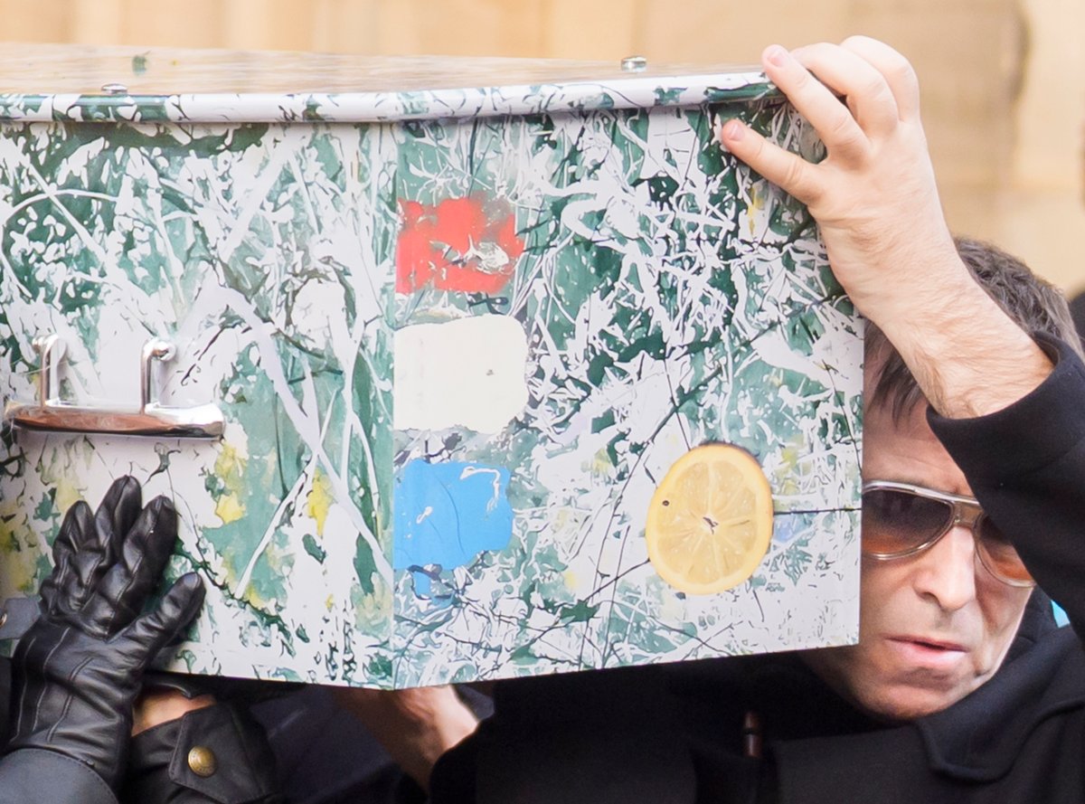 In pictures – star-studded send-off for Stone Roses’ Mani