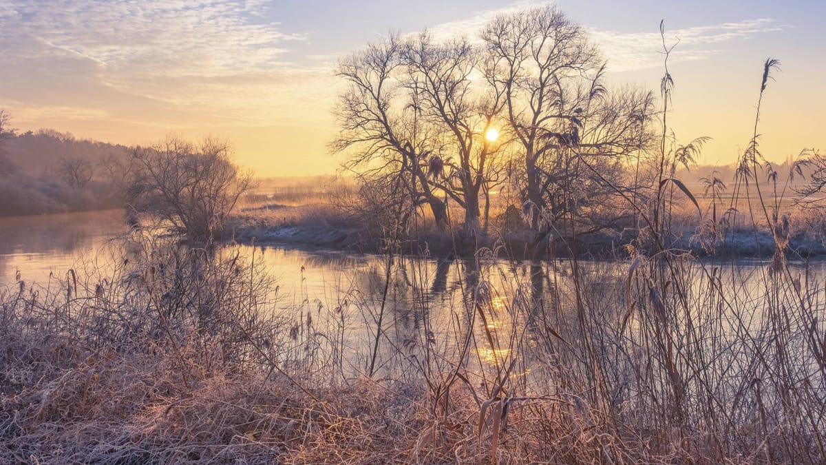 Kein Schnee, aber klirrende Kälte – und viel Sonne