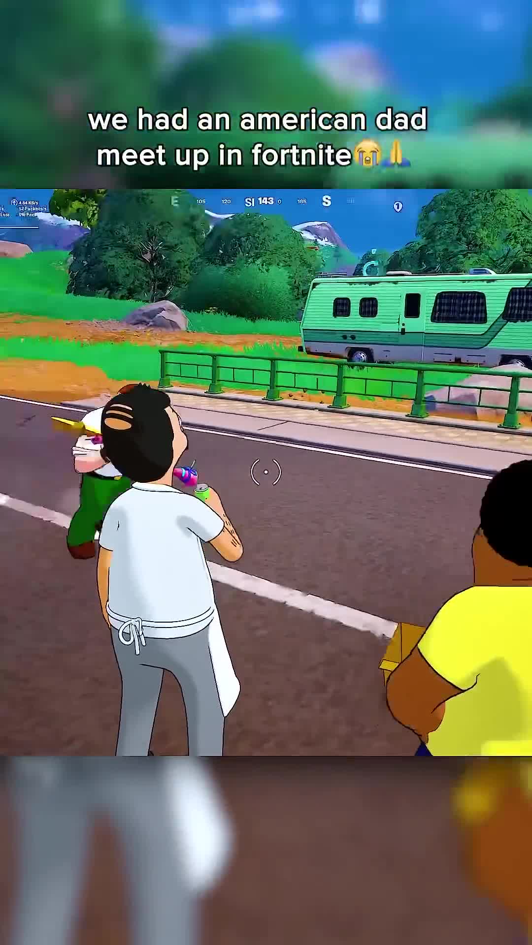 American dad meetup in Fortnite