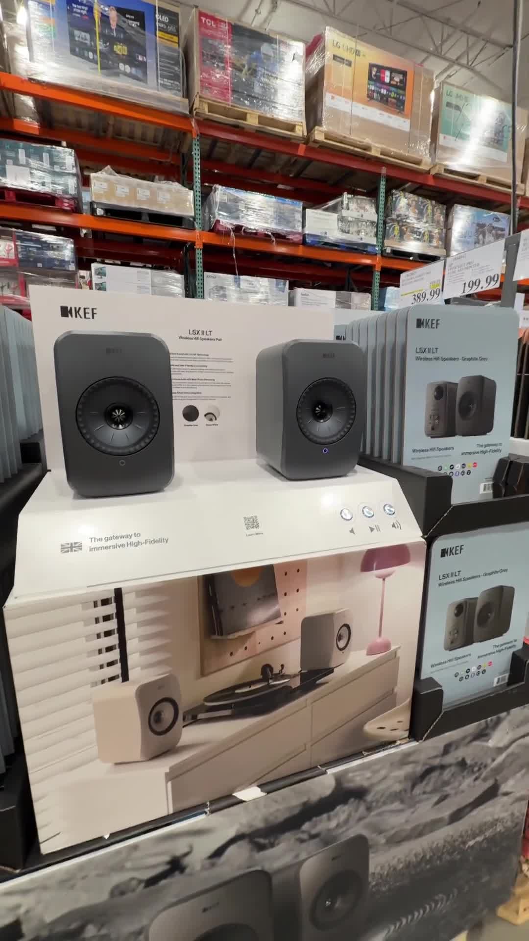KEF speakers at Costco!