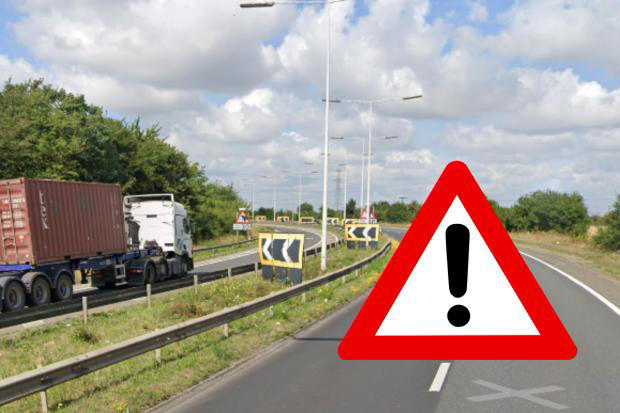 Christmas Eve crash on A13 with delays building on major south Essex road