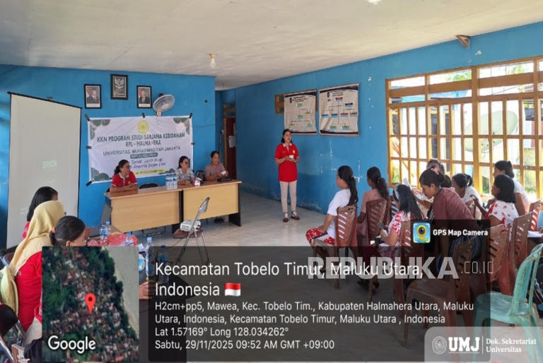 KKN bidan FKK UMJ fokus tekan angka anemia ibu hamil di Halmahera Utara