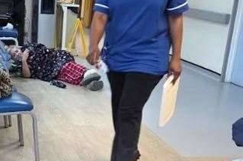 I was left on floor for five hours vomiting as NHS staff walked past