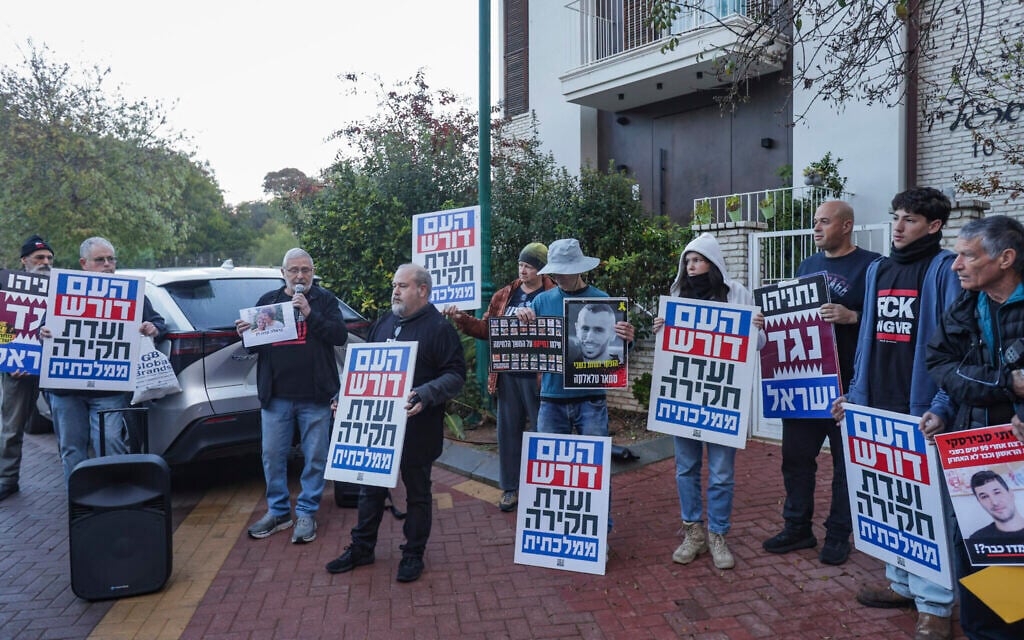 Protesters rally at ministers’ homes ahead of first vote on government ...