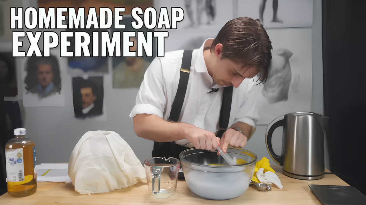 Making an exceptionally rare blue paint using natural rock