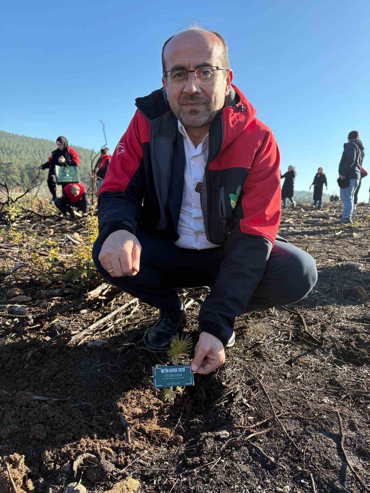 Orhaneli’de 188 fidan toprakla buluştu