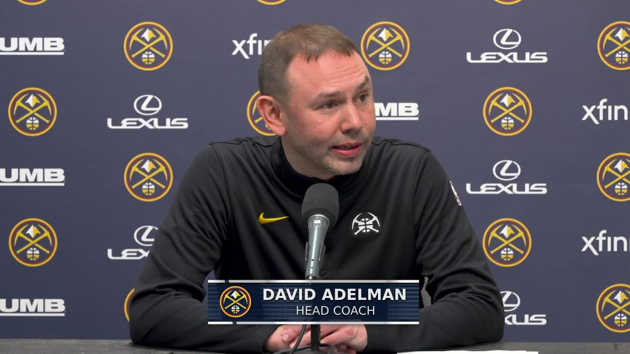 DAL 131, DEN 130: Nuggets coach David Adelman postgame media availability