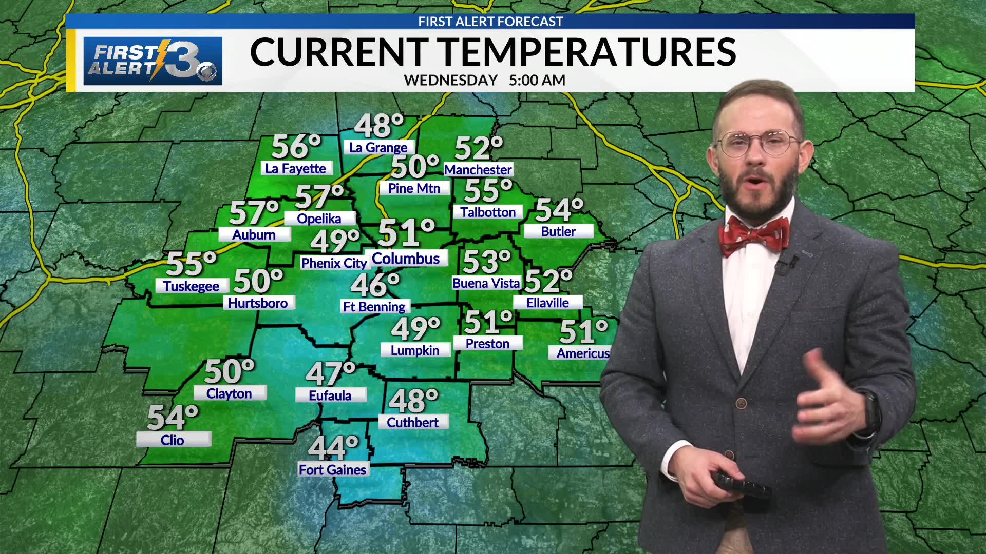 Wednesday morning weather update