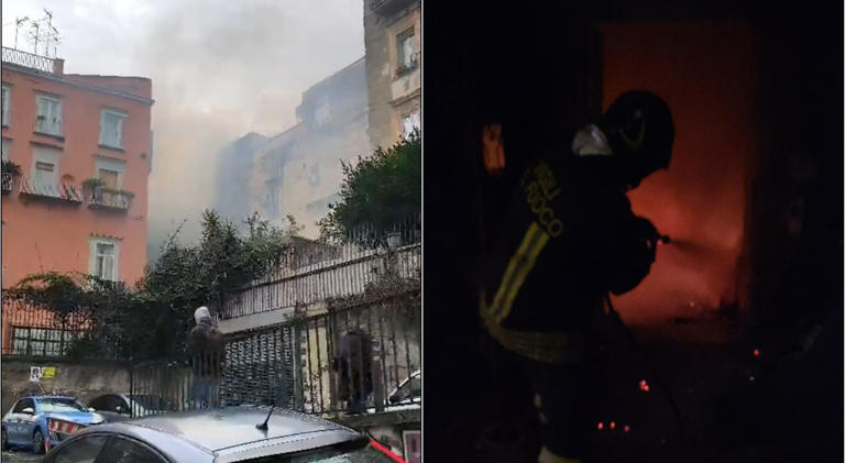 Scoppia incendio, evacuata una palazzina in vico Pontecorvo a Napoli
