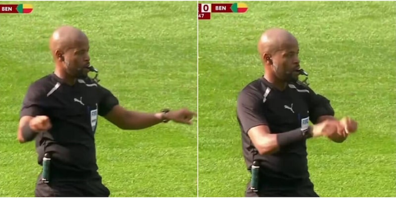 L'arbitro e lo strano uso del Var in Coppa d'Africa: fa il gesto con le ...