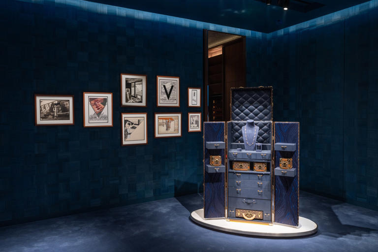 Jun Aoki references translucent dress for colour-shifting Louis Vuitton ...