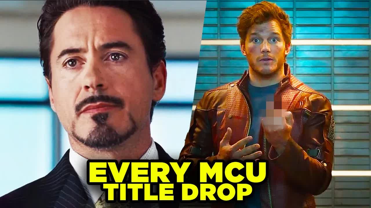 Which MCU movie says its title the soonest?