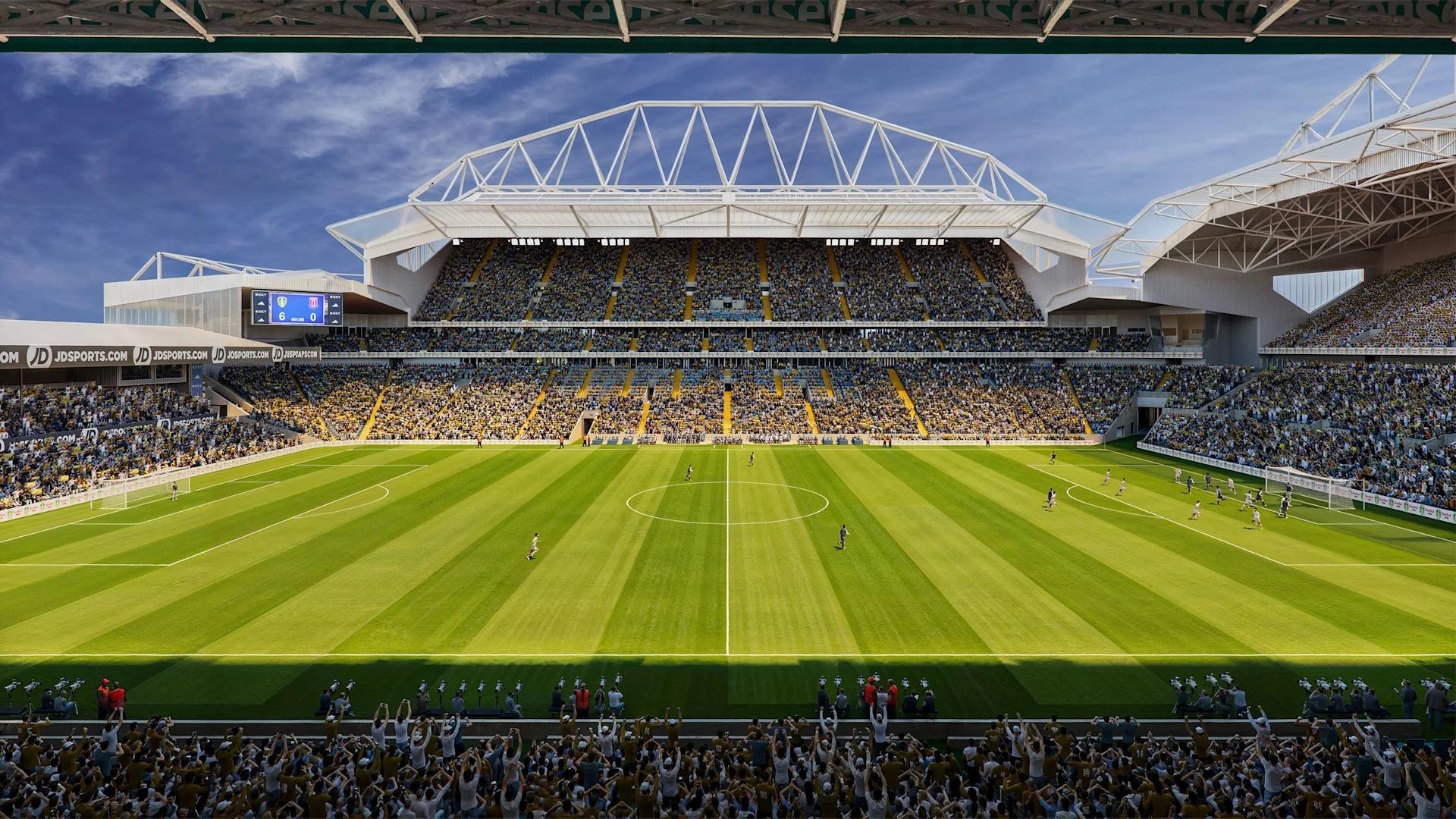 World-class venue: Leeds United's Elland Road expansion set for green ...