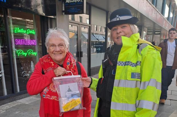 Special crime prevention parcels handed out to vulnerable residents