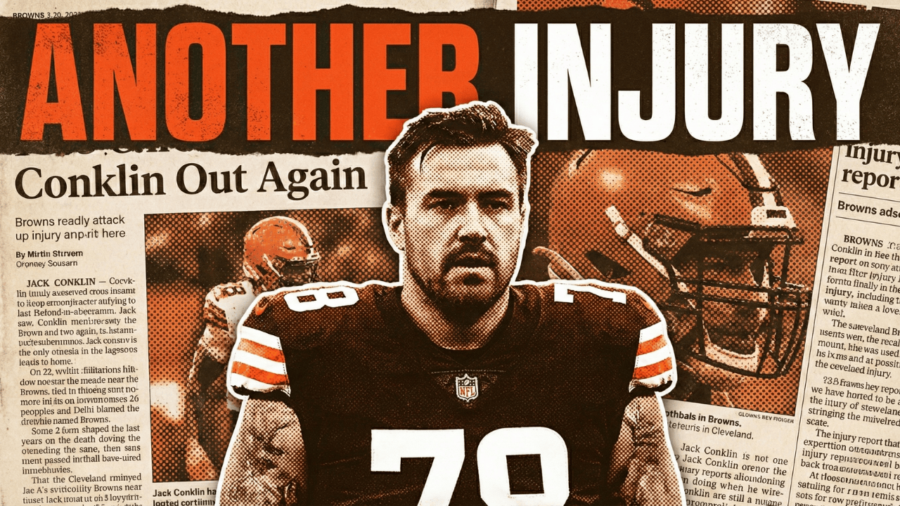 Big blow for Browns as RT Jack Conklin added to IR with concussion