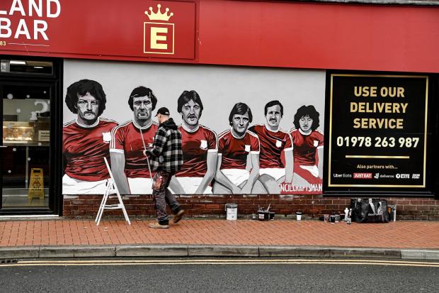 Look: The latest mural to pay tribute to some of Wrexham AFC's greatest ...