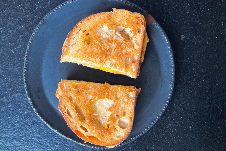 Alex Guarnaschelli's tip for the best grilled cheese (it's in your fridge)