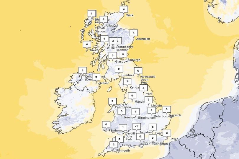 Cold health alert issued for Christmas Day as temperatures drop below ...